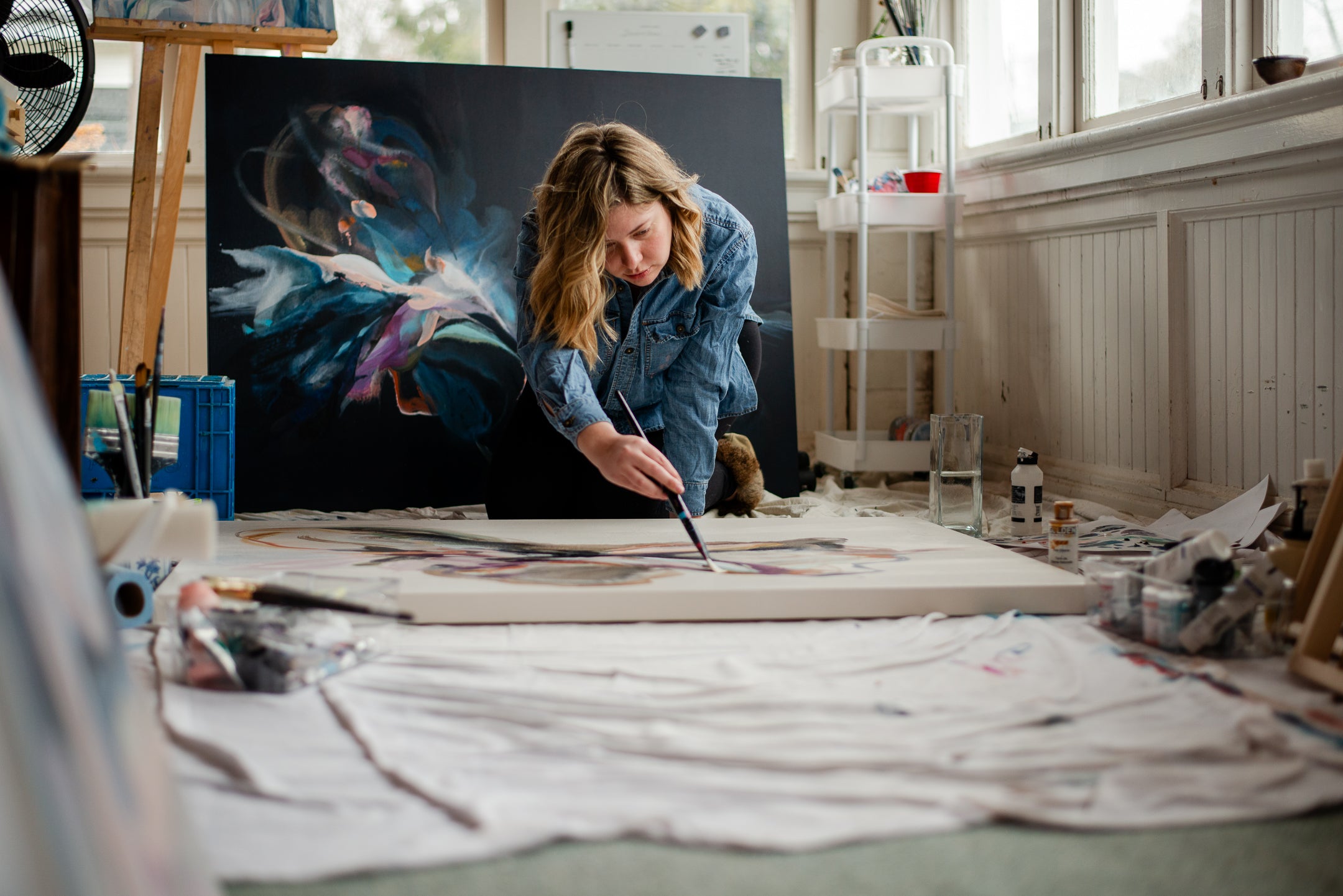 One day in a Studio: Laura Wood – Kefi Art Gallery