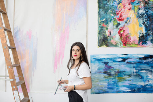 One Day in a Studio: Monica Shulman – Kefi Art Gallery