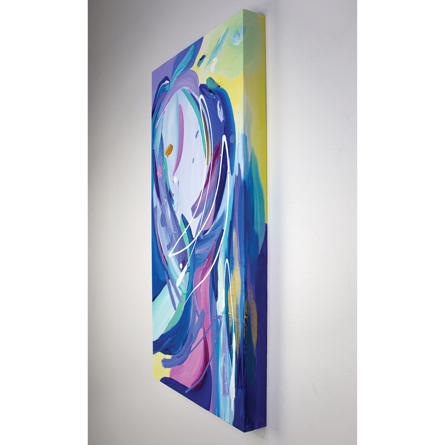 "Looking Forward" abstract painting | Amanda Wand | Kefi Art Gallery