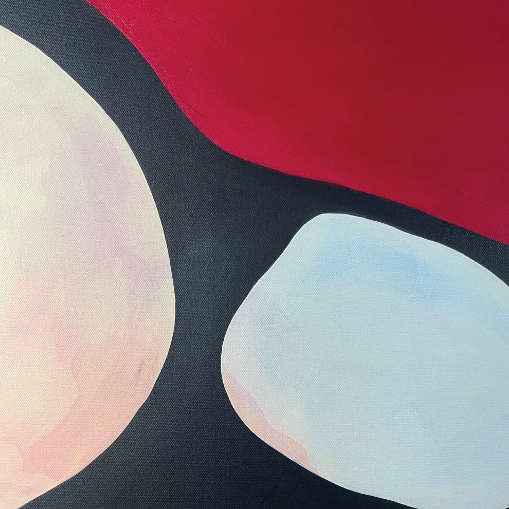 "Behind the Light" abstract painting | Fiona Debell | Kefi Art Gallery