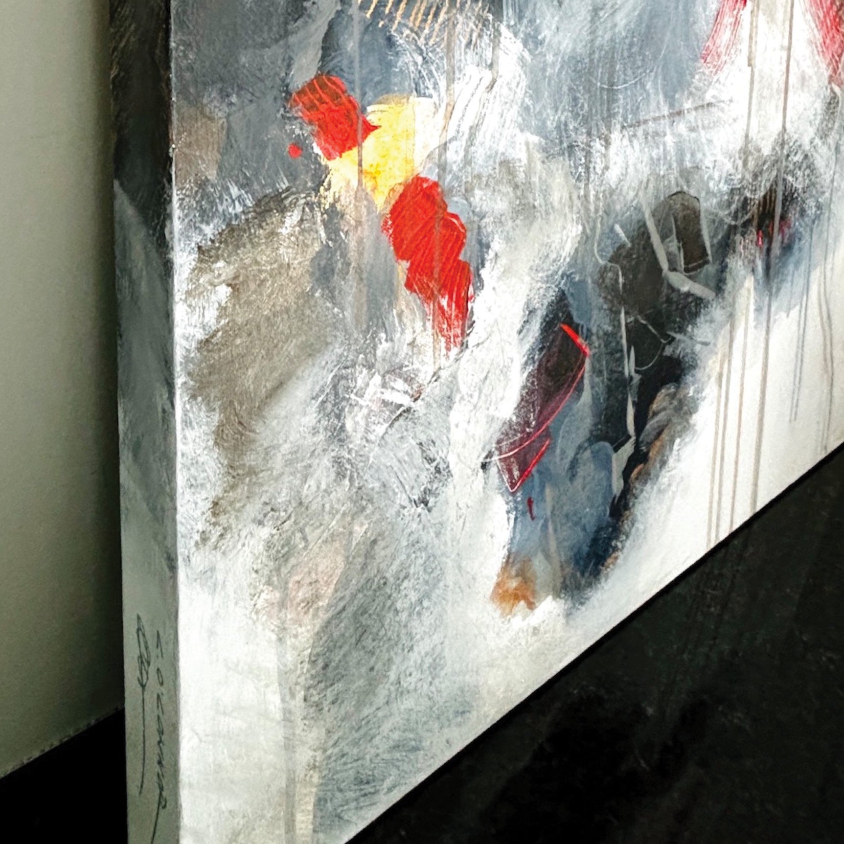 "Rebirth" abstract painting | Connie O’Connor | Kefi Art Gallery