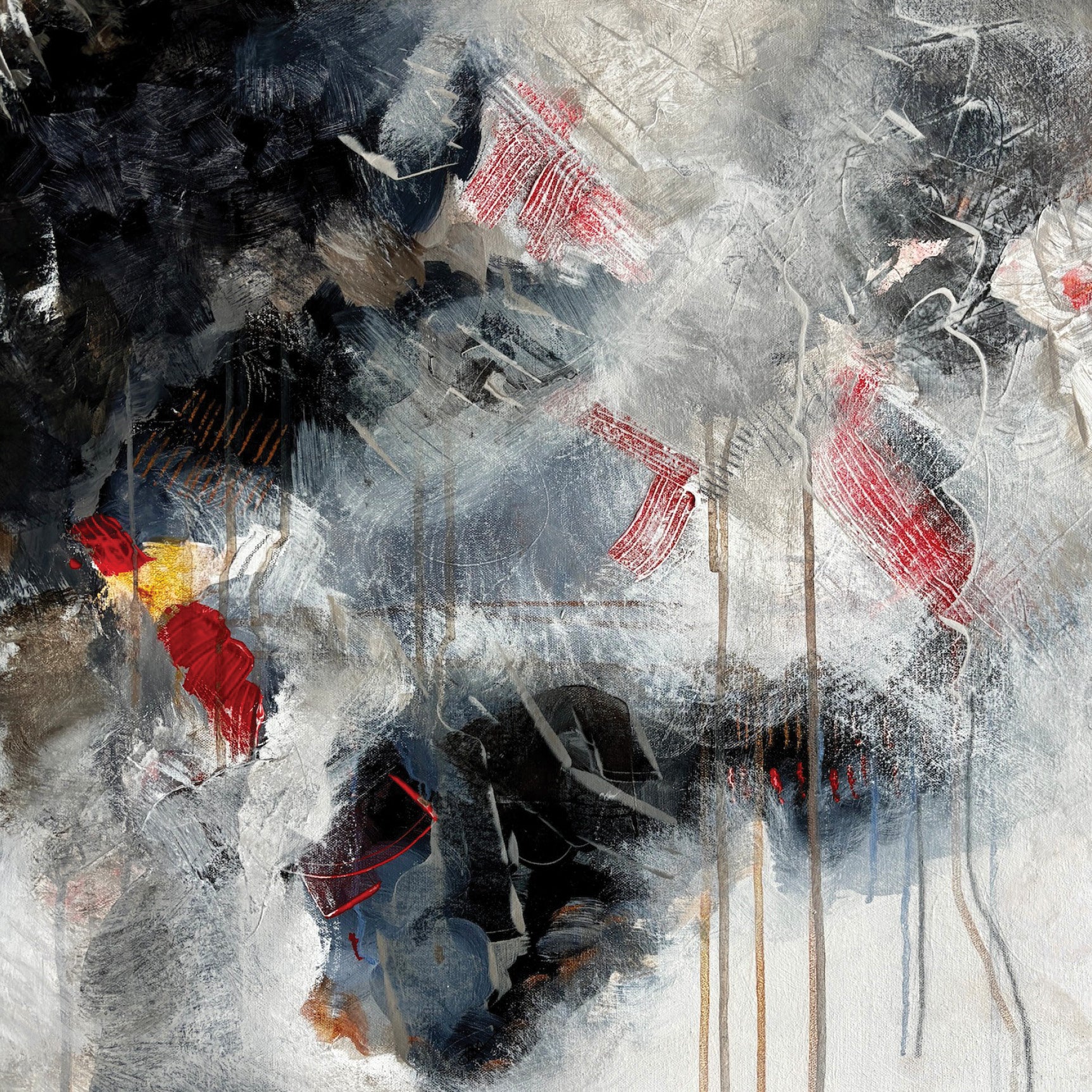 "Rebirth" abstract painting | Connie O’Connor | Kefi Art Gallery