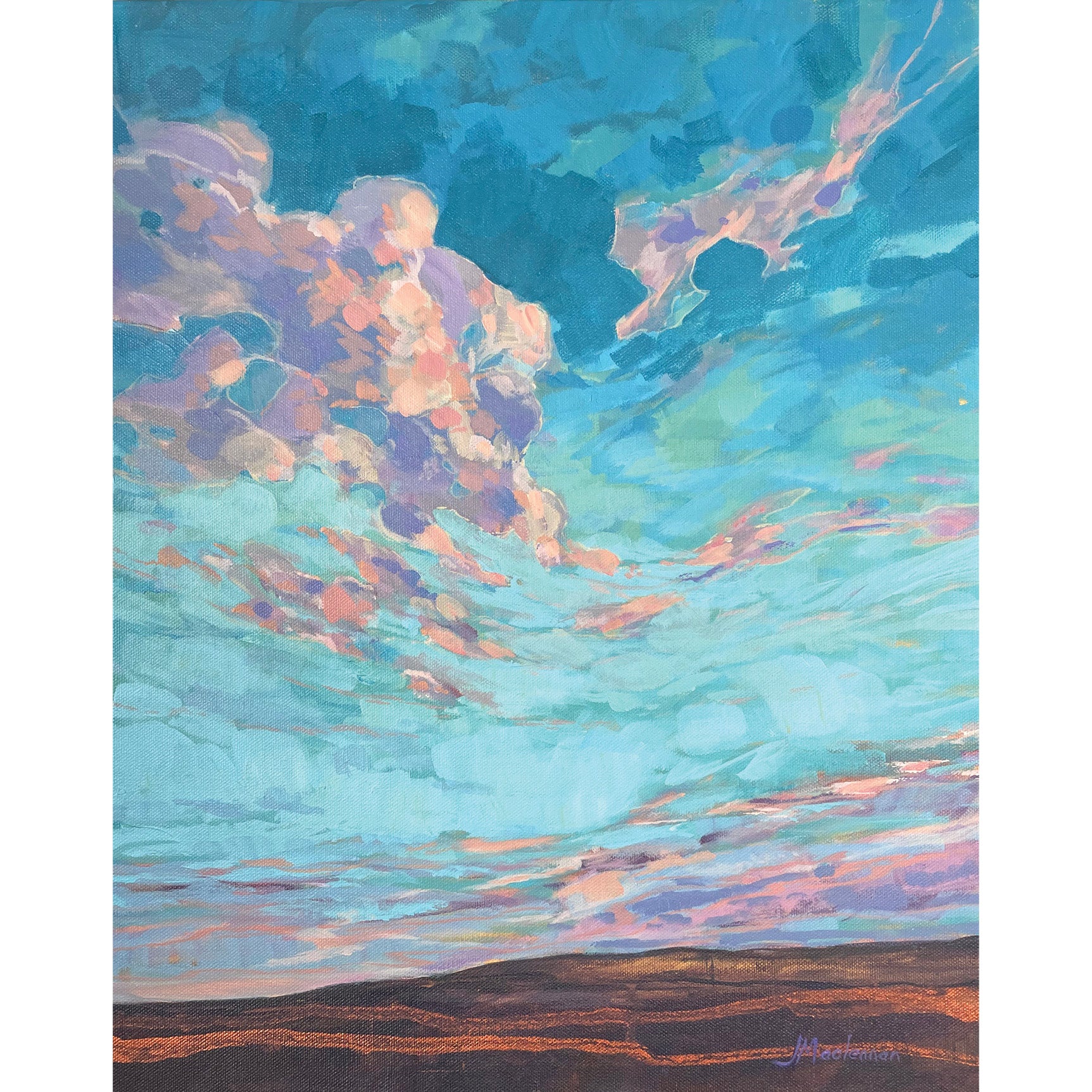 "Momentary Fixation" landscape painting | Joanne MacLennan | Kefi Art ...