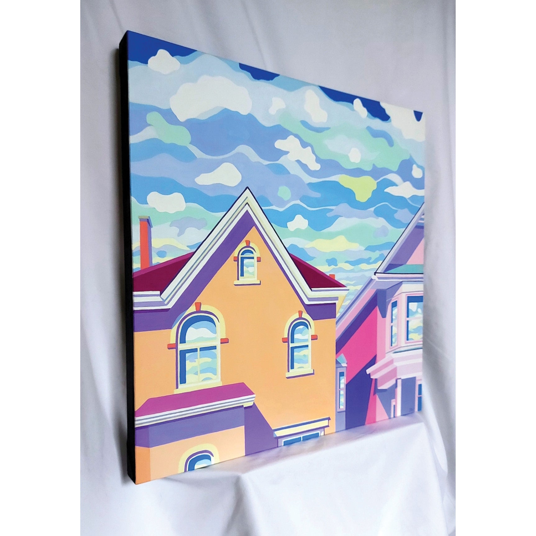 "Side by Side" landscape painting | Jodi Kitto-Ward | Kefi Art Gallery