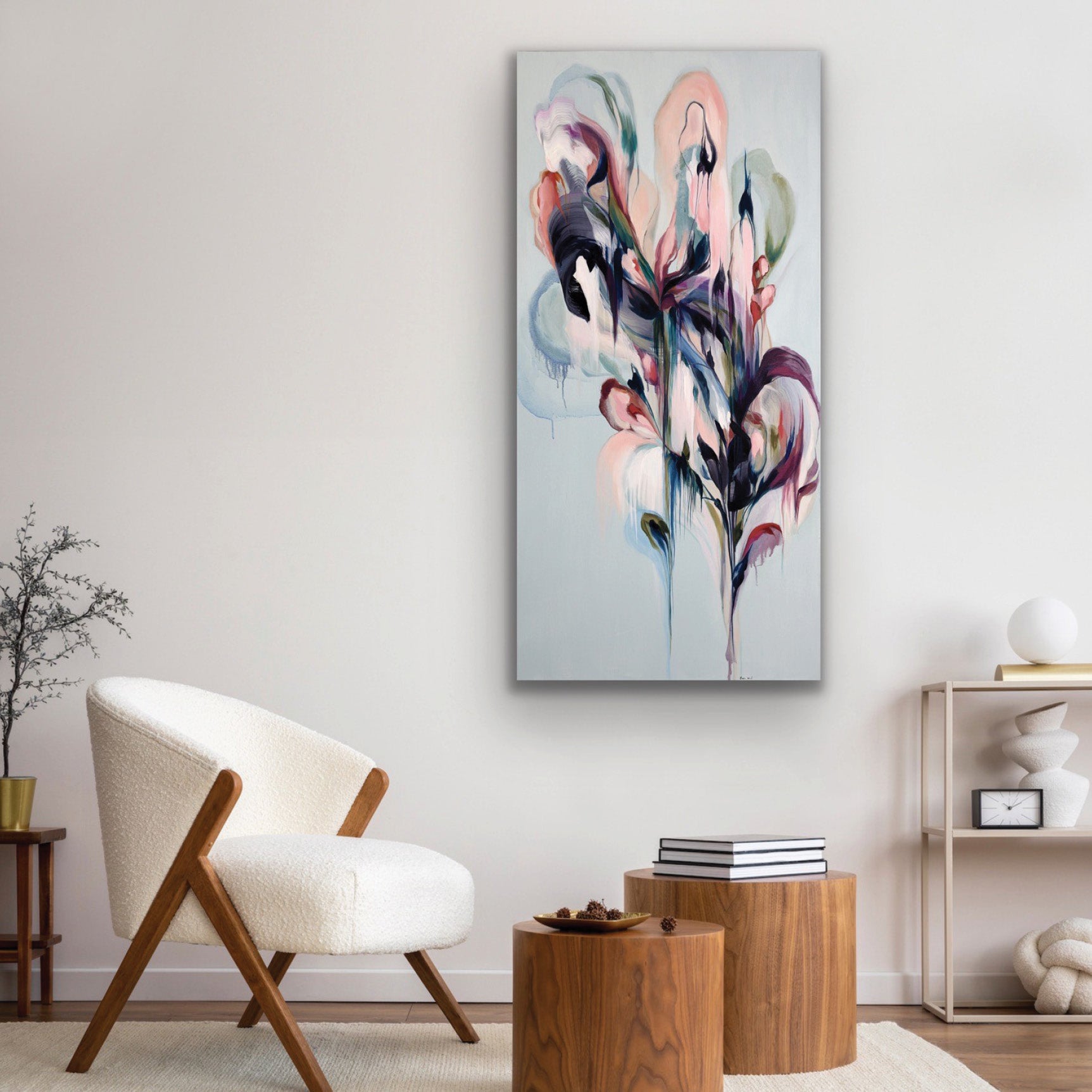 "Vertigo" abstract painting | Laura Wood | Kefi Art Gallery