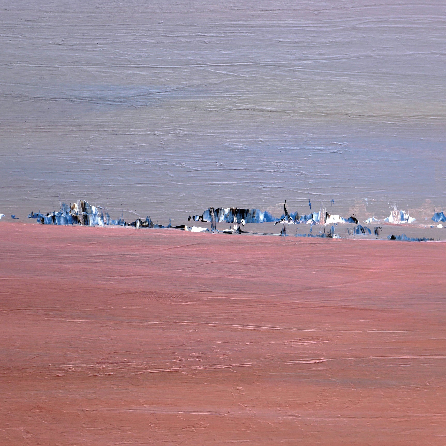 "Ou Je Me Cache" abstract painting | Robbie Kaye | Kefi Art Gallery