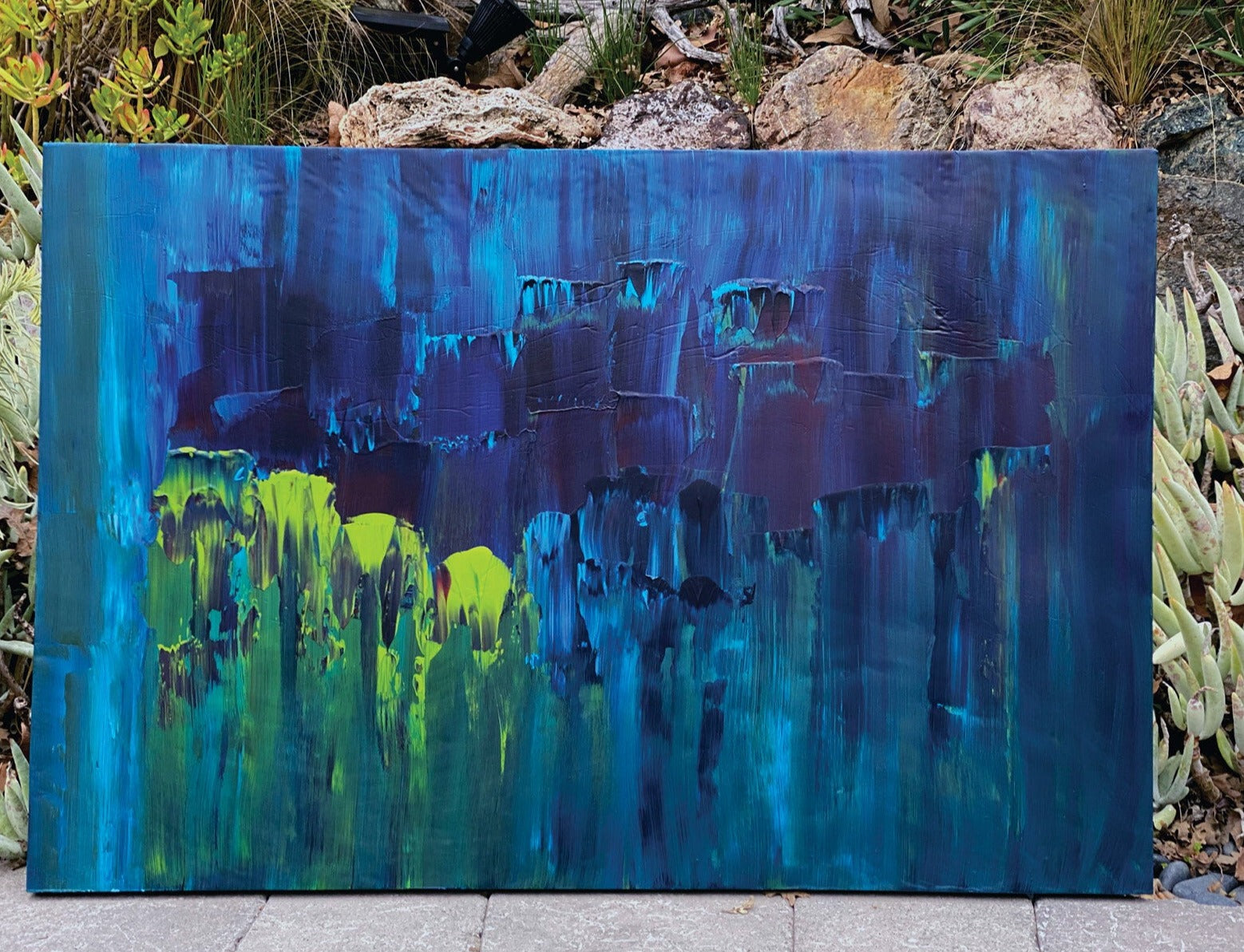 "Enter Here" painting by Robbie Kaye – Kefi Art Gallery